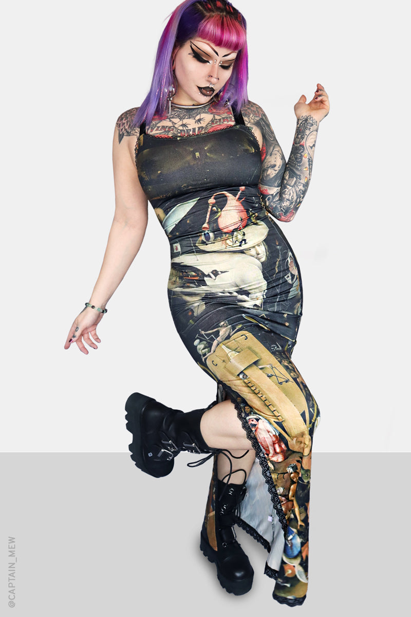 Earthly Delights Maxi Dress – Forest Ink