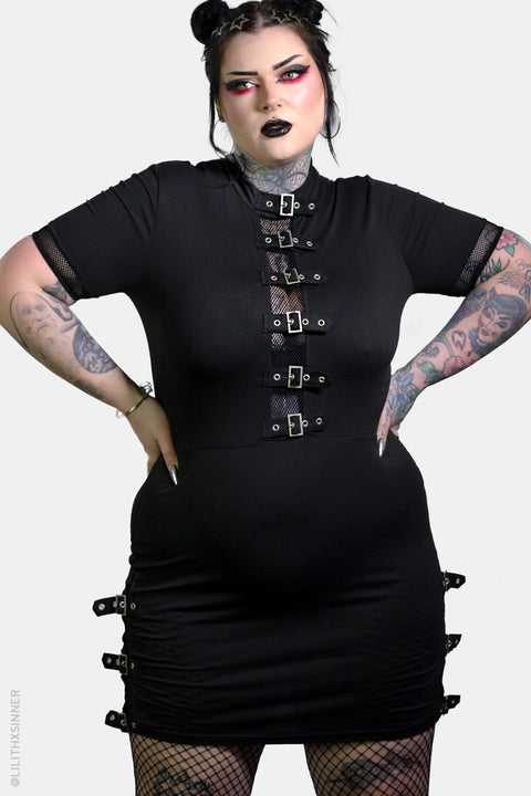 Morbid Mini Dress – Forest Ink