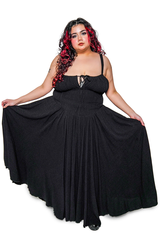 Maiden Maxi Dress – Forest Ink