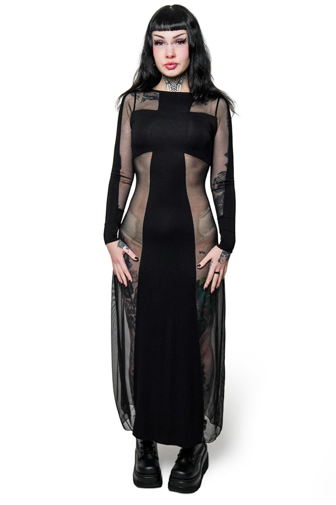 Divinity Maxi Dress – Forest Ink