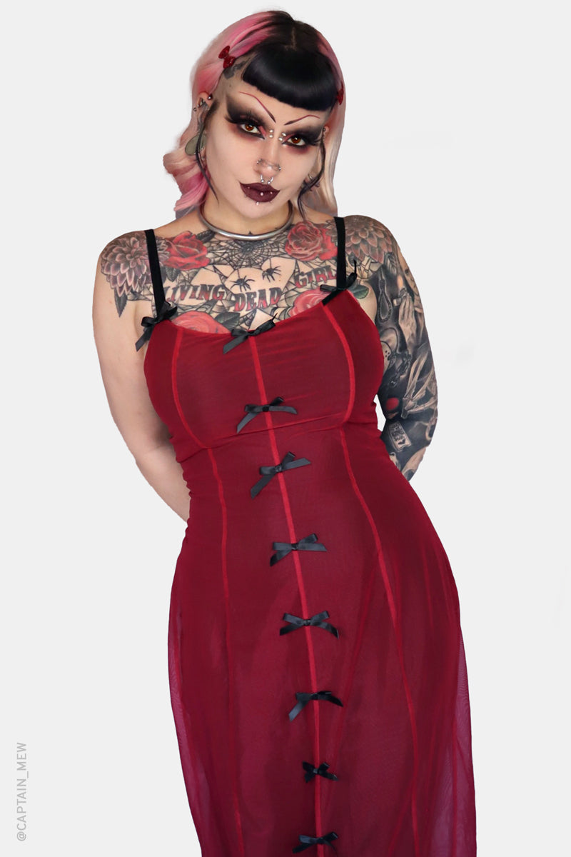 Valentina Midi Dress – Forest Ink